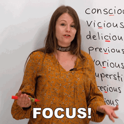 Focus Emma Engvid Teaching GIF | GIFDB.com