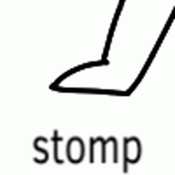Foot Drawing Stomp GIF | GIFDB.com