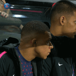 Football Player Kylian Mbappe Looking Closely GIF | GIFDB.com