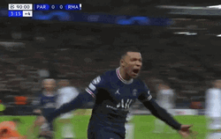 Footballer Kylian Mbappe Championship Victory Run GIF | GIFDB.com