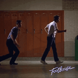Footloose Kevin Bacon Dance Moves Loop GIF | GIFDB.com