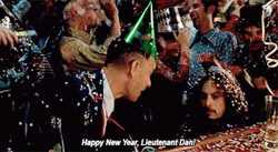 Forest Gump Wave Lieutenant Dan Confetti GIF | GIFDB.com