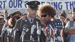 Forrest Gump Giving Speech With Lt Dan GIF | GIFDB.com