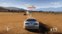 Forza Horizon 4 Racing Toyota Supra GIF | GIFDB.com