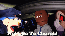 Frantic Puppet I Go To Church GIF | GIFDB.com