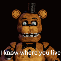 Freddy Fazbear Threatening Meme GIF | GIFDB.com