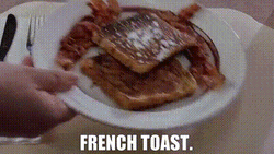 French Toast Plate Presentation GIF | GIFDB.com