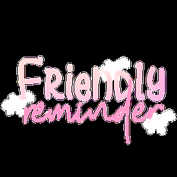 Friendly Reminder Graphic Art Text GIF | GIFDB.com