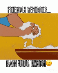 Friendly Reminder Wash Your Hands GIF | GIFDB.com