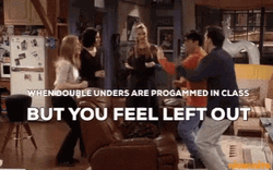 Friends Jumping Together Left Out GIF | GIFDB.com