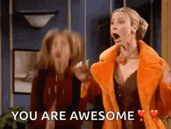 Friends You Are Awesome Work Anniversary Meme GIF | GIFDB.com