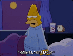 Frustrated Grampa Simpson British Teeth GIF | GIFDB.com