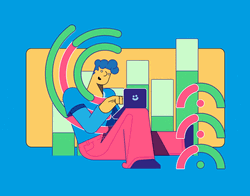 Fun Colorful Metrics Animated Art GIF | GIFDB.com