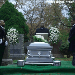 Somber Funeral Service Tv Scene GIF | GIFDB.com