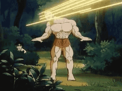 Funny Anime Laser Dance GIF | GIFDB.com