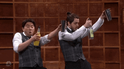 Funny Bartenders Silly Dance Partying GIF | GIFDB.com