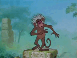 Funny Cartoon Monkey Dance GIF | GIFDB.com