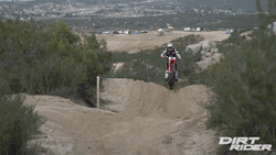 Funny Dirt Bike High Ramp Jump Fail GIF | GIFDB.com