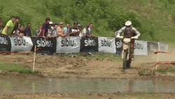 Funny Dirt Bike Puddle Pass Fail GIF | GIFDB.com