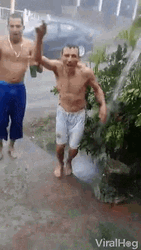 Funny Fail Boys Dancing In The Rain GIF | GIFDB.com