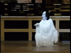 Funny Ghost Walking Sitting Down GIF | GIFDB.com