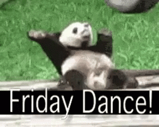 Funny Happy Friday Bear Dance GIF | GIFDB.com
