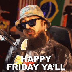 Funny Happy Friday Rapper Man GIF | GIFDB.com