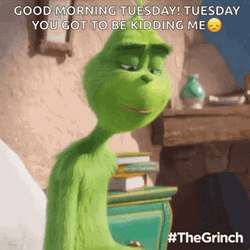 Funny Happy Tuesday Shocked The Grinch GIF | GIFDB.com