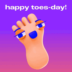 Funny Happy Tuesday Wiggling Toes Meme GIF | GIFDB.com
