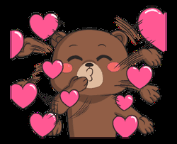 Angel Sending Hearts Funny Love GIF | GIFDB.com