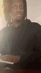 Funny Man Staring Taking Down Notes Meme GIF | GIFDB.com