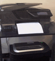 Funny Office Photocopy Paper Grinder GIF | GIFDB.com