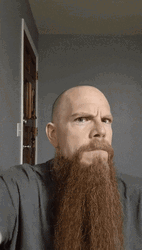Funny Popular Guy Wearing His Beard GIF | GIFDB.com