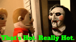 Funny Puppet Jigsaw In Saw Movie GIF | GIFDB.com