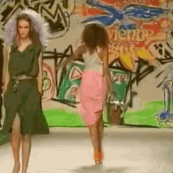Funny Runway Zigzag Walk GIF | GIFDB.com