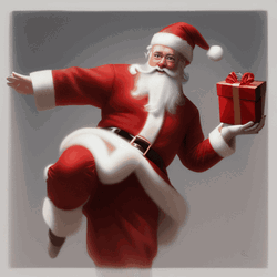Funny Santa Changing Gifts GIF | GIFDB.com