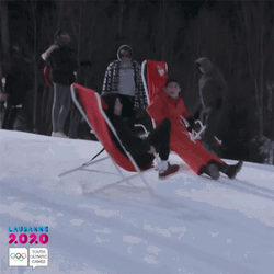 Skiing Epic Fail Snow GIF | GIFDB.com
