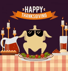 Funny Thanksgiving Turkey Dancing Animation GIF | GIFDB.com
