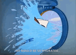 Funny Tom Water Splash So Hydrated GIF | GIFDB.com