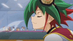 Funny Yuya Sakaki Sniffing Wonderful Smells GIF | GIFDB.com