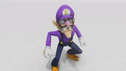 Waluigi Making Secret Handshake GIF | GIFDB.com