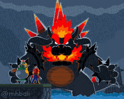 Fury Bowser Lightning GIF | GIFDB.com