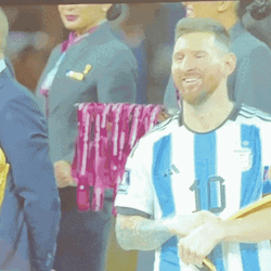Futbol Champ Lionel Messi Kissing Trophy GIF | GIFDB.com