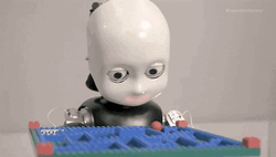 Futuristic Artificial Intelligence Child Humanoid Robot GIF | GIFDB.com
