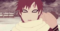 Gaara Third Eye Greyscale GIF | GIFDB.com