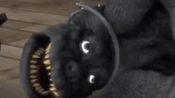 Galaxy Brain Godzilla Puppy Dog Eyes Meme GIF | GIFDB.com