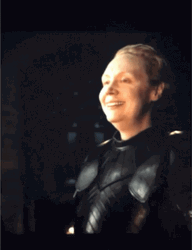 Game Of Thrones Brienne Big Smile GIF | GIFDB.com