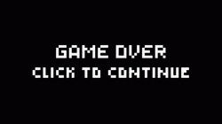 Game Over Click To Continue GIF | GIFDB.com