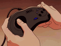 Playstation Red Joystick Console Controller GIF | GIFDB.com