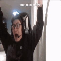 Gamer Steam Level 321 GIF | GIFDB.com